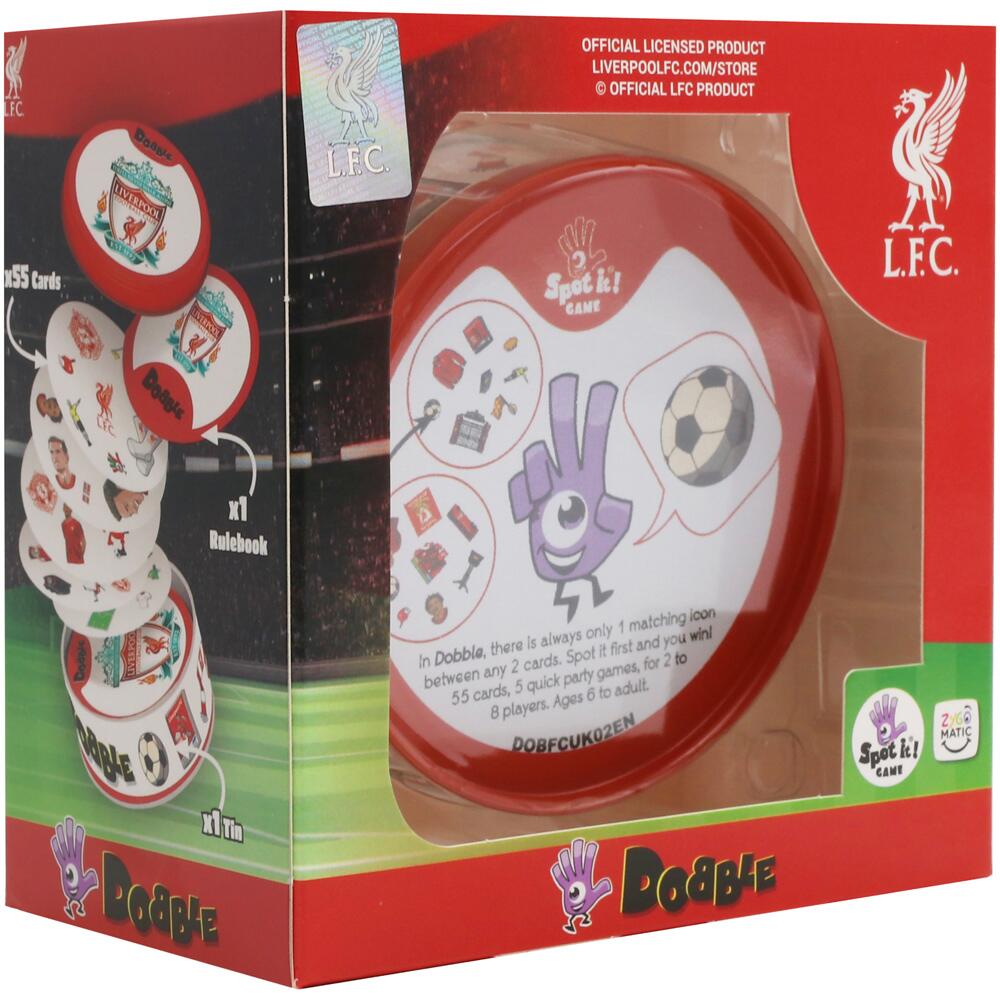 Dobble Liverpool Edition Spot the Match Card Game for 2-8 Players