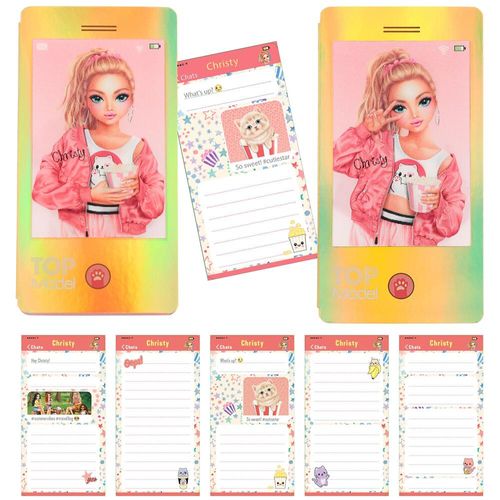 Depesche TOPModel Mobile Shaped Notebook CHRISTY GOLD