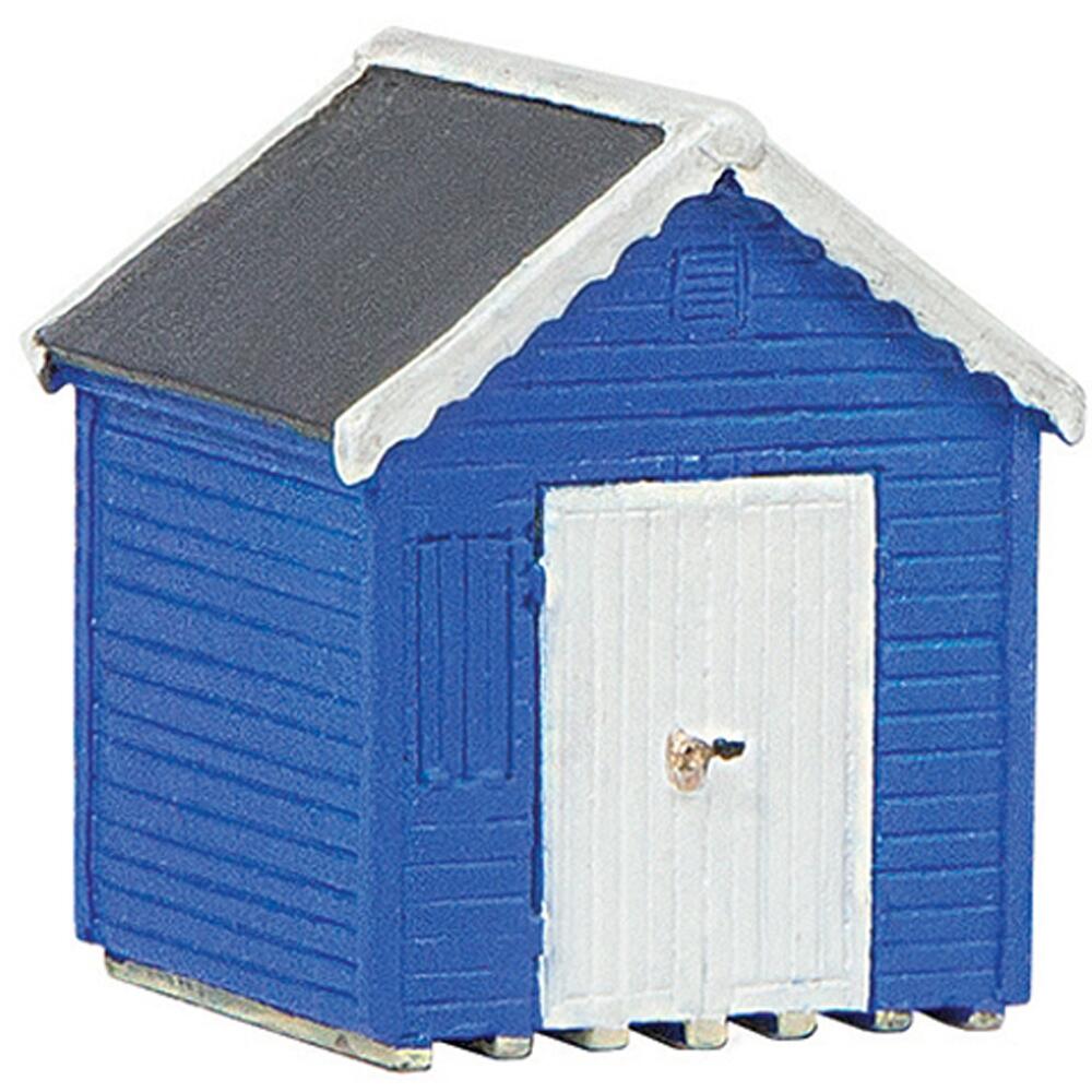 Scenecraft Graham Farish Beach Huts x2 Model Railway N Gauge 1:148 Scale