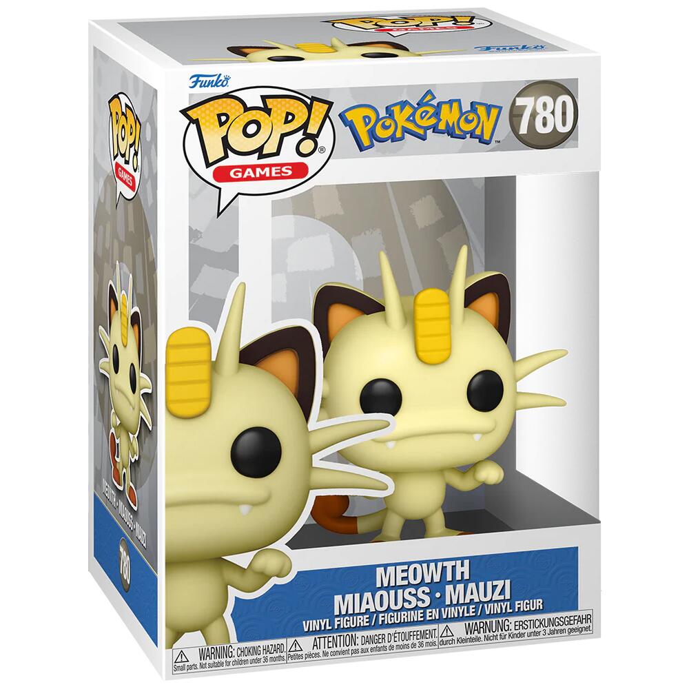 Funko POP! Games Pokémon MEOWTH Collectable Vinyl Figure780
