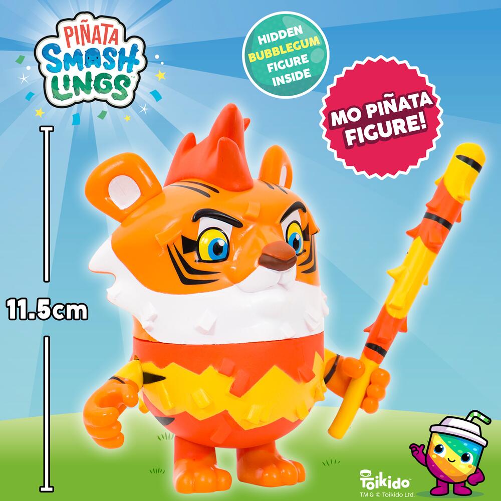 Smashlings Articulated Piñata Figure MO TIGER
