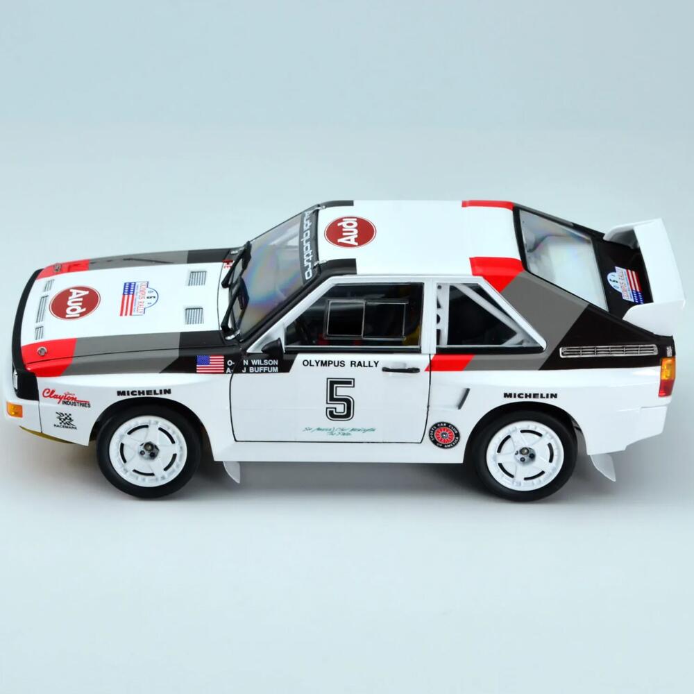 Nunu Audi Sport Quattro S1 1986 US Olympus Rally Model Kit Scale 1:24