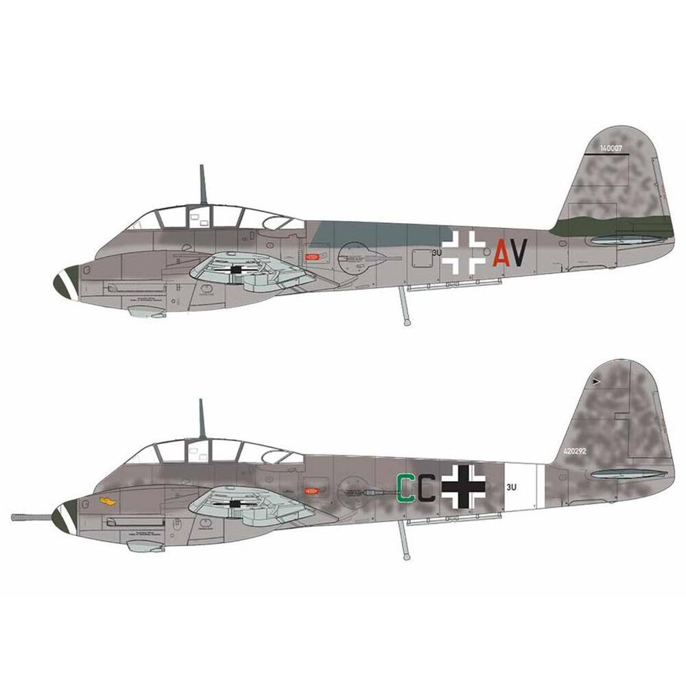 Airfix Messerschmitt Me410A-1/U2 & U4 Model Kit A04066 Scale 1:72