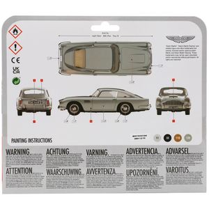 Airfix Starter Set Aston Martin DB5 Classic Sports Car Model Kit Scale 1/43