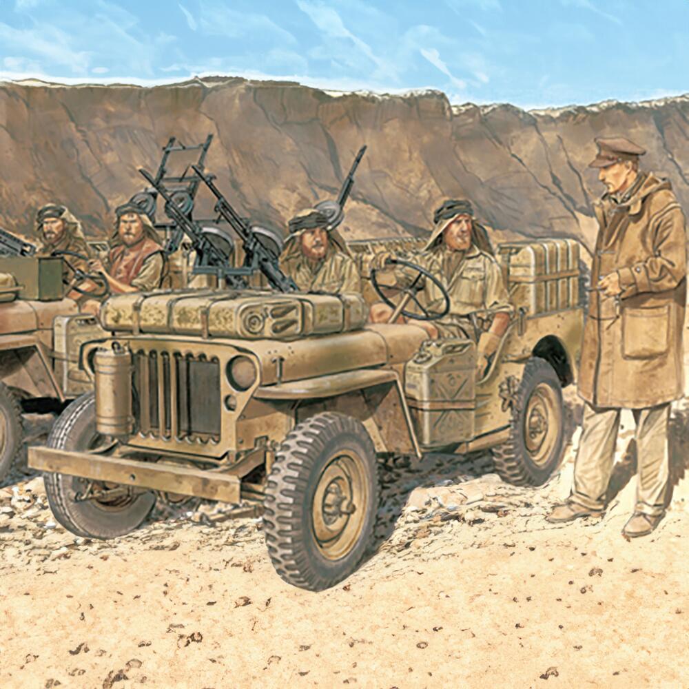 Dragon SAS ¼-Ton 4x4 Patrol Commander's Car Model Kit Scale 1:35