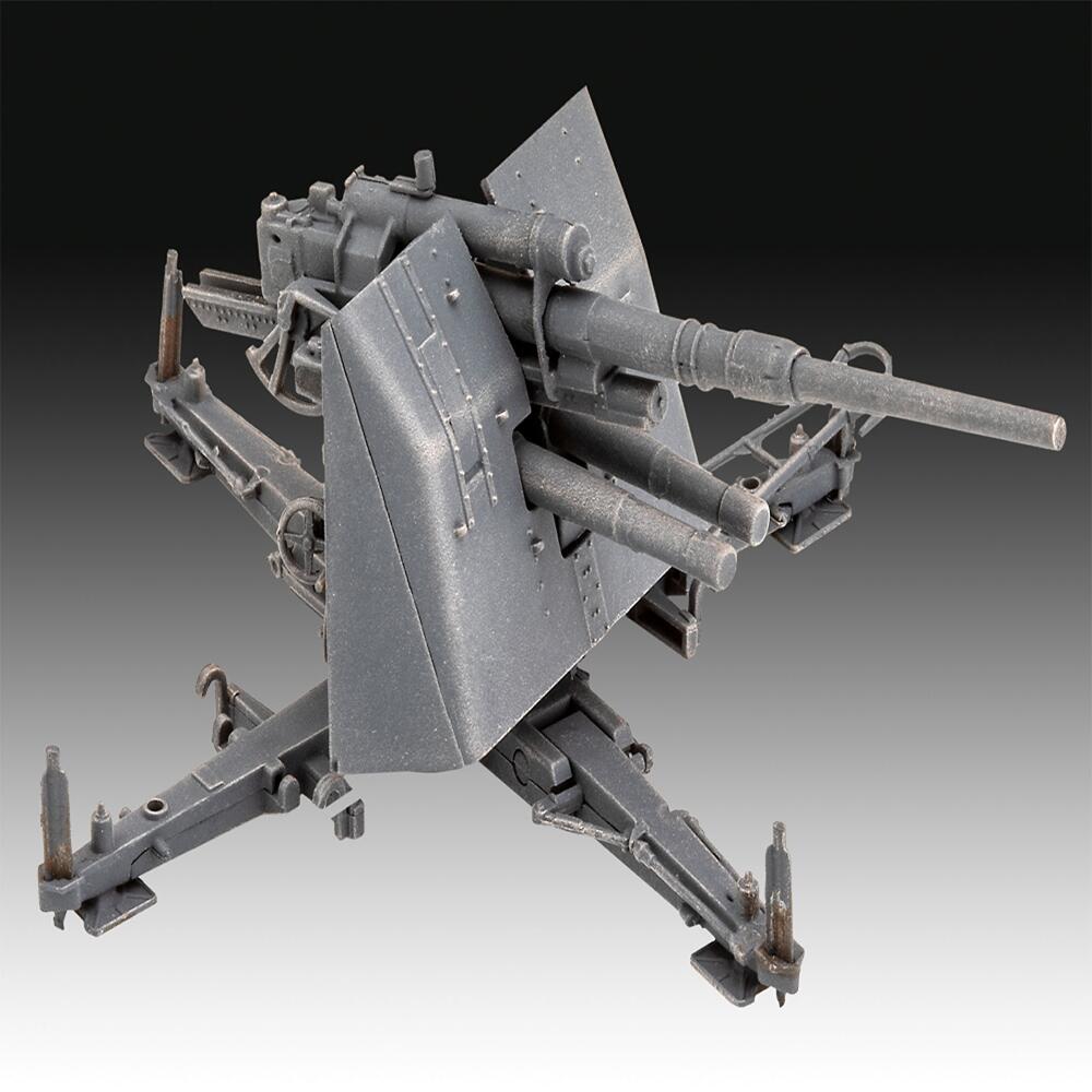 Revell 8.8 cm Flak 37 & Sd.Anh.202 Military Plastic Model Kit Scale 1:72