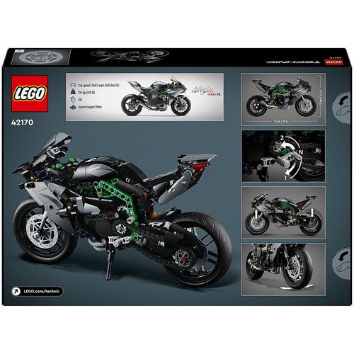 LEGO Technic Kawasaki Ninja H2R Motorcycle Building Set 42170