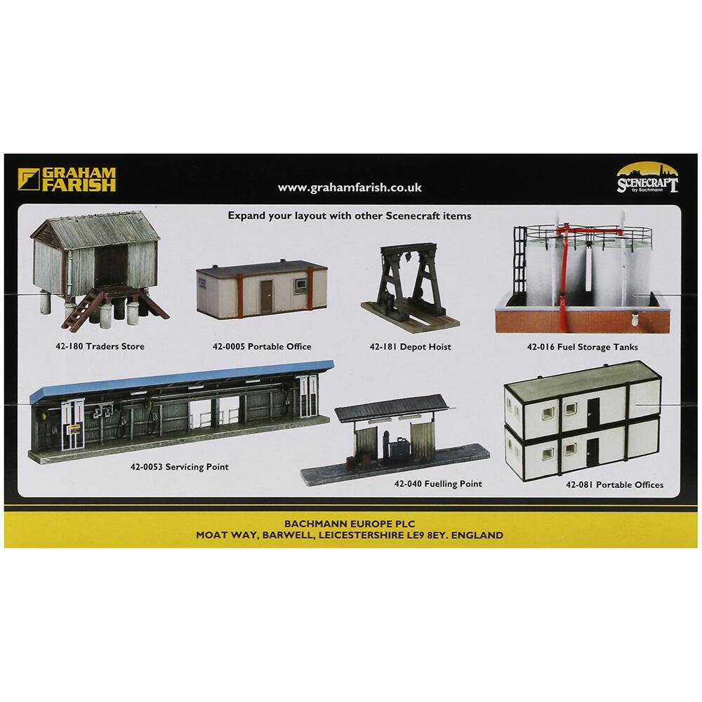 Scenecraft Graham Farish Traction Servicing Depot for Model Railway N ...