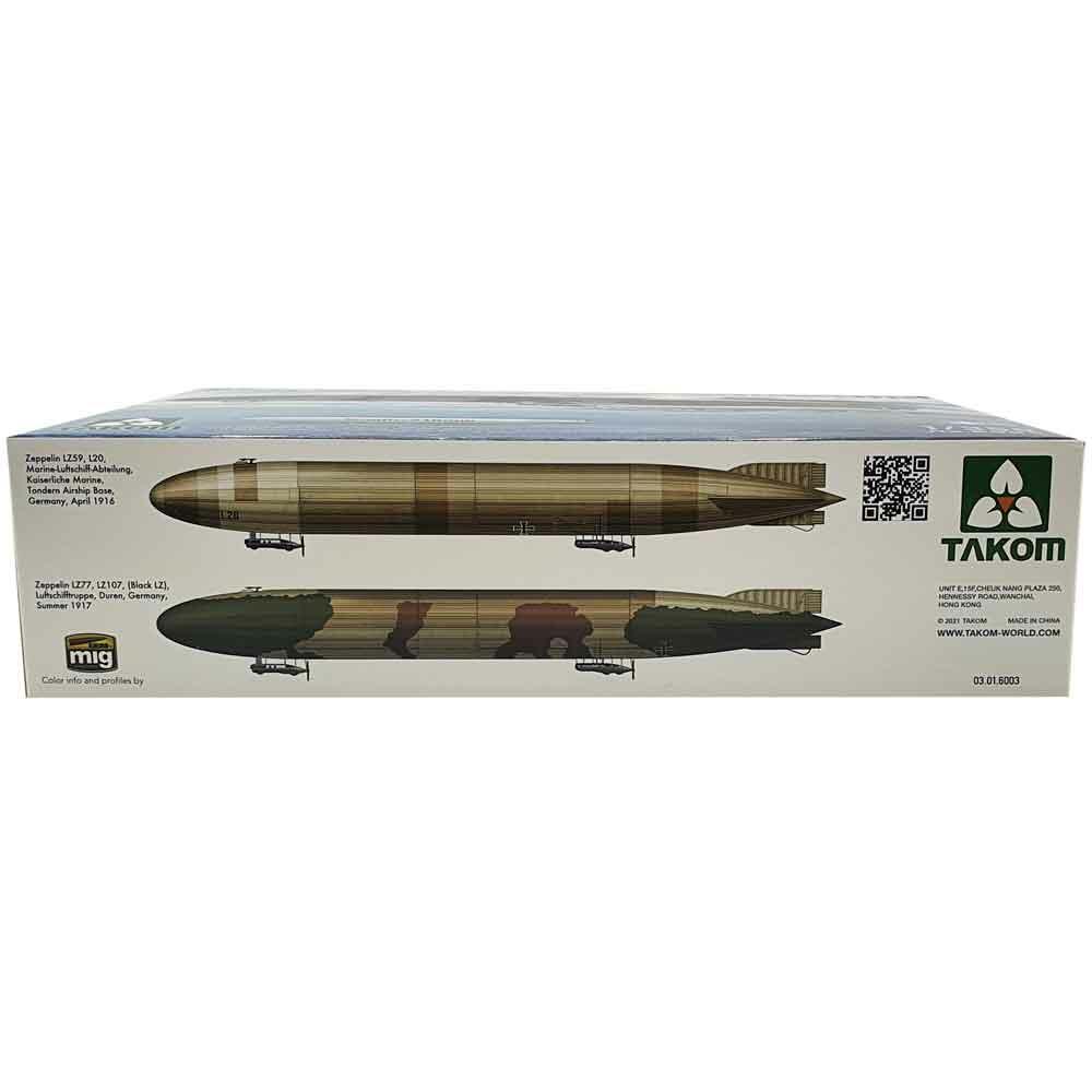 Takom Zeppelin Q Class German Airship Military Model Kit Scale 1:350