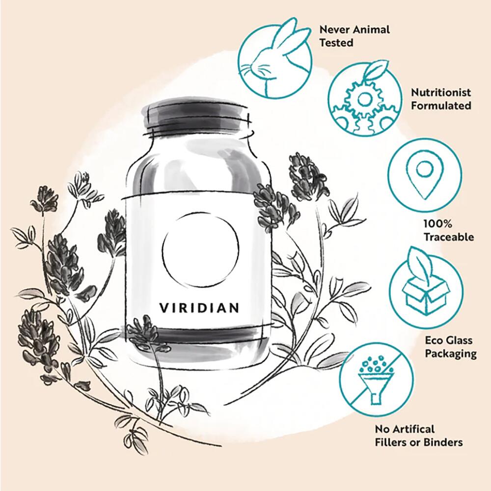 Viridian Vitamin D3 4000IU Food Supplement 30 Capsules