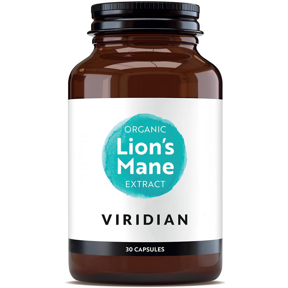 Viridian Organic Lion's Mane Extract 30 Capsules