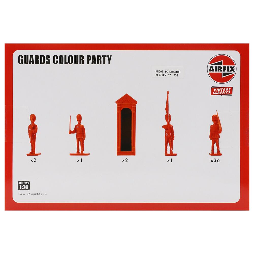 Airfix Vintage Classics British Royal Guards Colour Party Figures Scale ...
