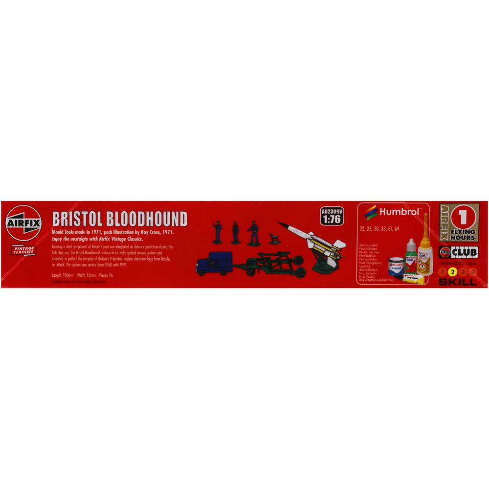 Airfix Vintage Classics Bristol Bloodhound Air Defence Model Kit Scale 1:76