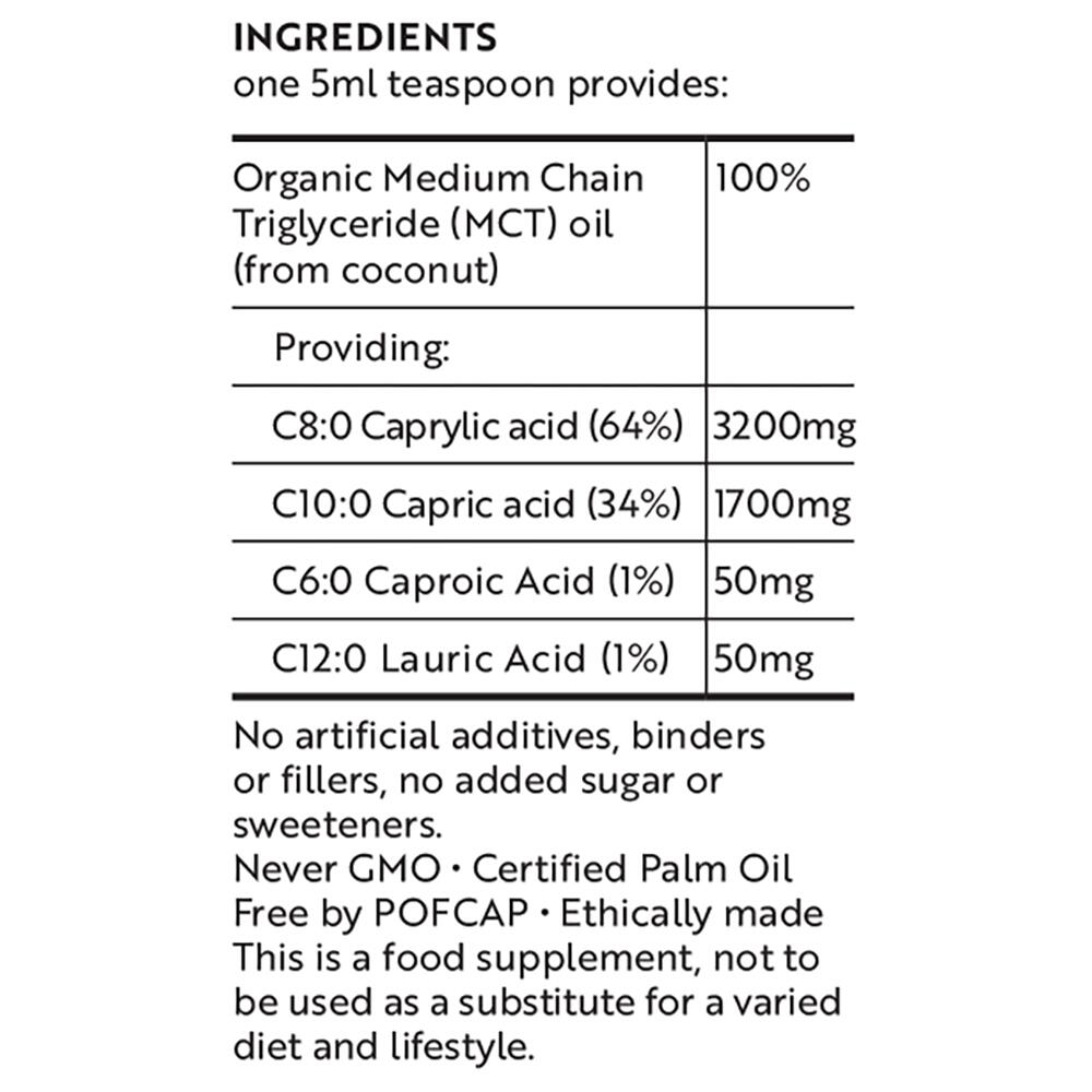Viridian Organic MCT Oil 200ml