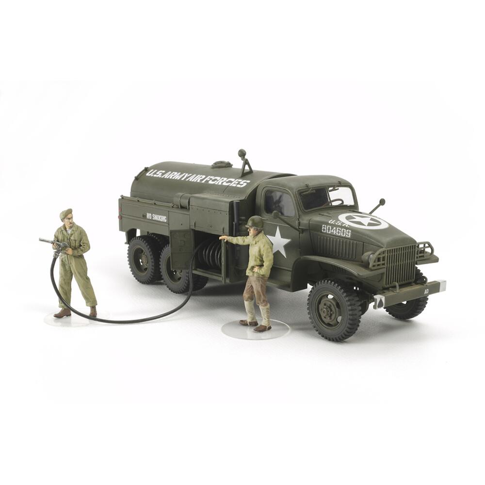 Tamiya U.S. WWII 2½ Ton 6x6 Airfield Fuel Truck Plastic Model Kit 32579 ...