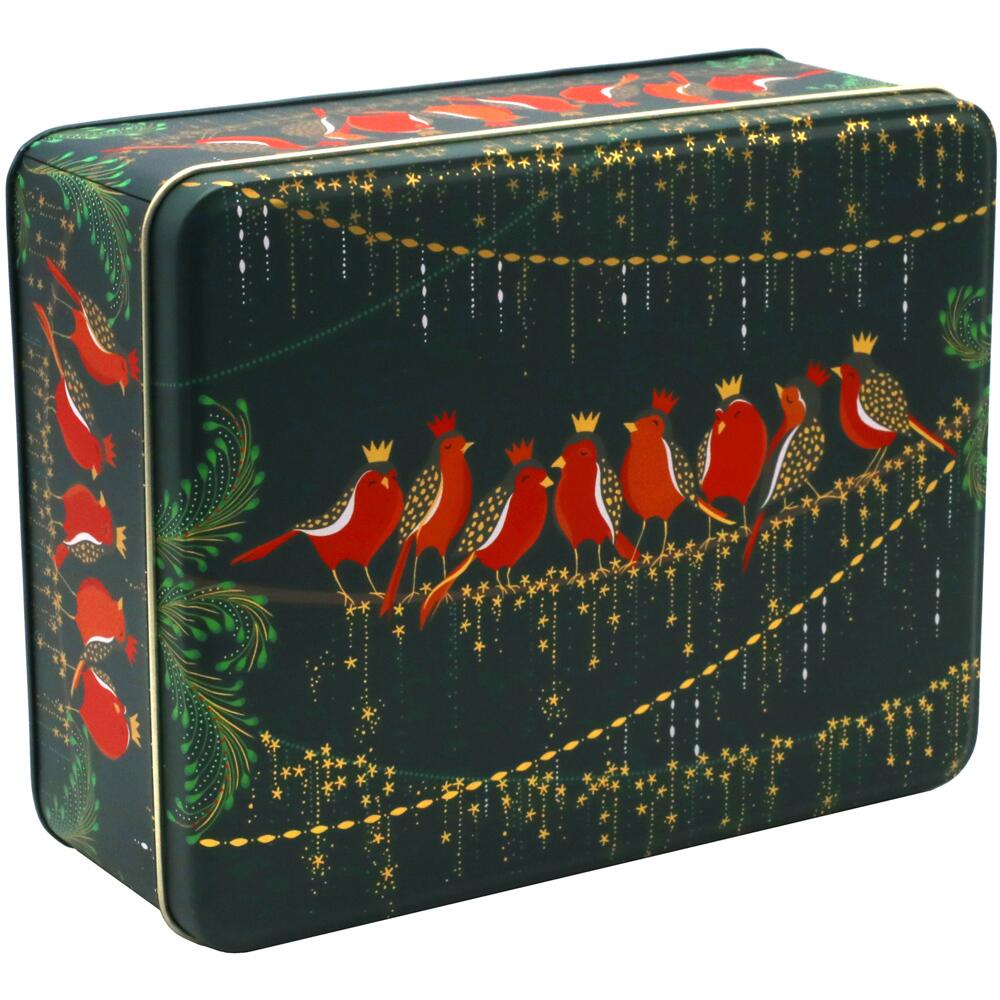 Sara Miller London Robins Deep Rectangular Storage Tin