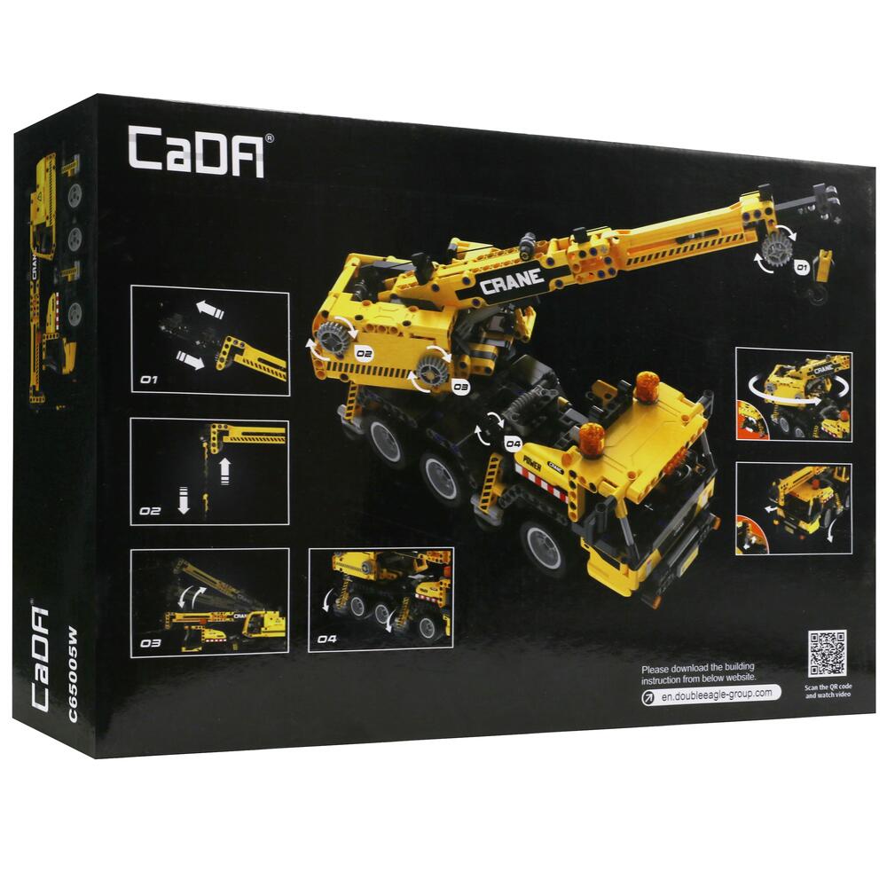 CaDA Mobile Crane Construction Toy 658 Piece C65005W