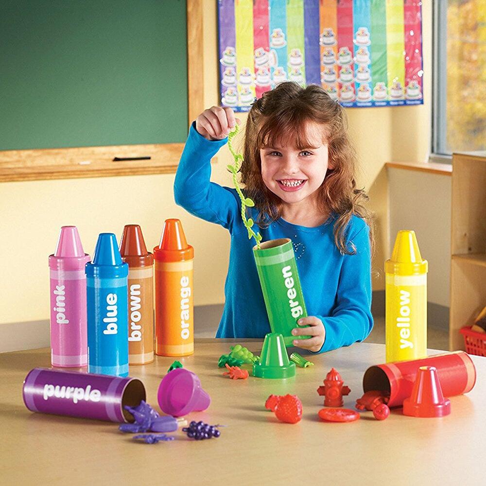 Learning Resources Rainbow Sorting Crayons