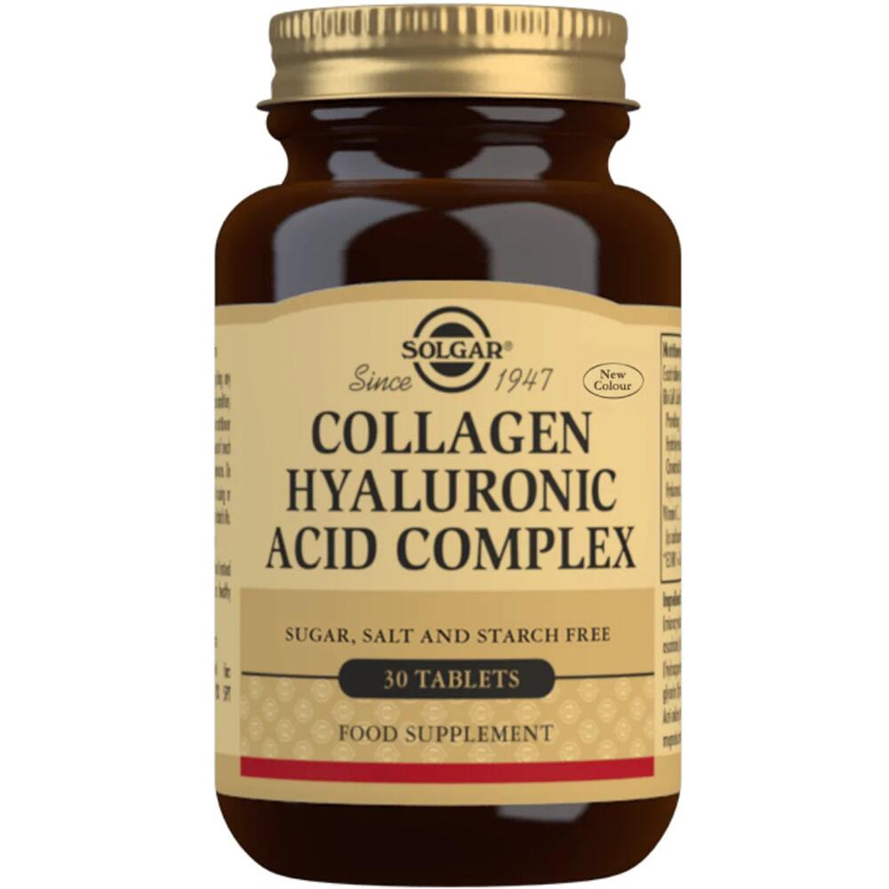 Solgar Collagen Hyaluronic Acid Complex 30 TABLETS