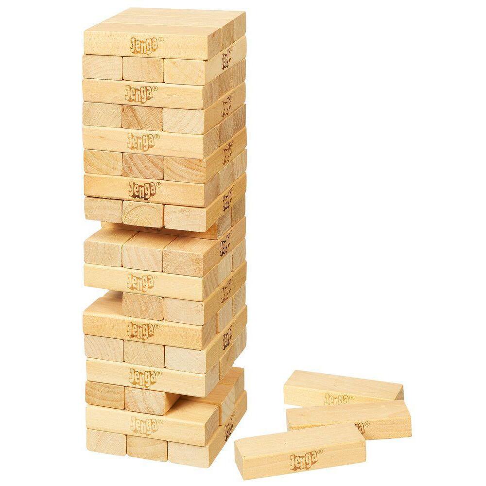 Classic Jenga Game from Hasbro Gaming for Ages 6+