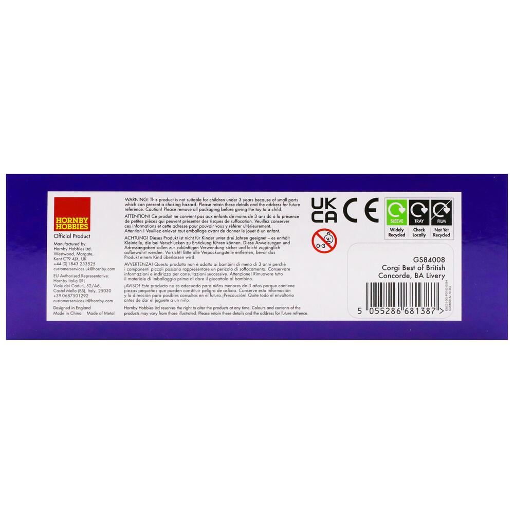 Corgi Best of British Concorde Aircraft Die-Cast Model