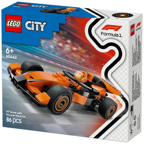 LEGO City F1 Driver with McLaren Race Car Set 60442