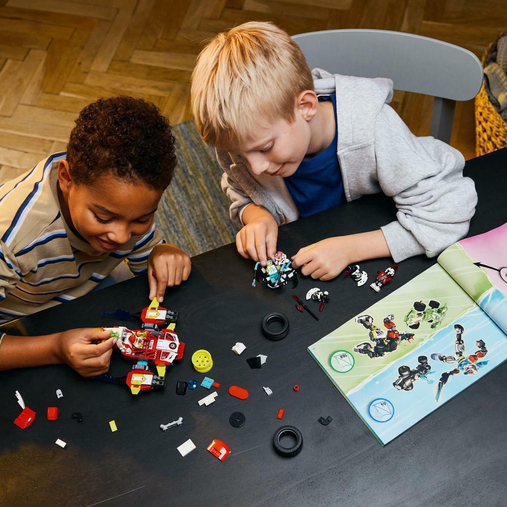 LEGO DREAMZzz Cooper’s Tiger Mech & Zero’s Hot Rod Car Set 71497