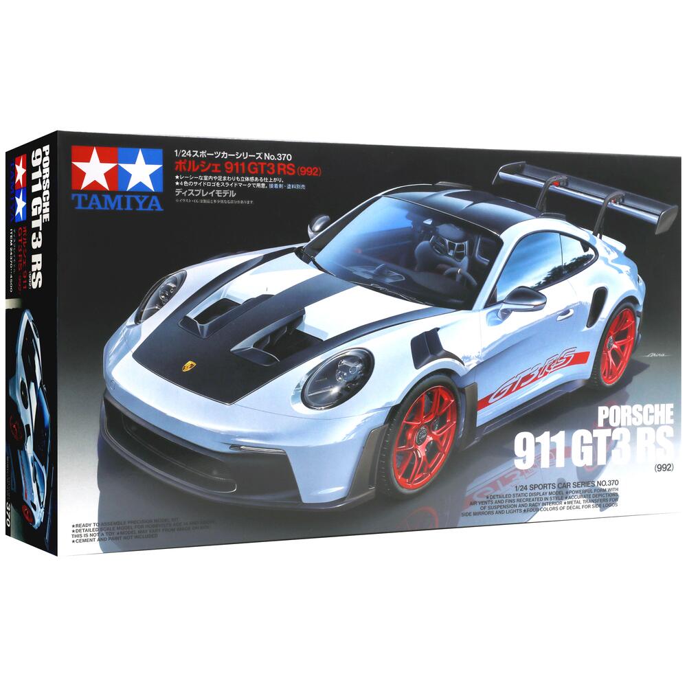 Tamiya Porsche 911 GT3 RS 992 Sports Car Model Kit 24370 Scale 1:24