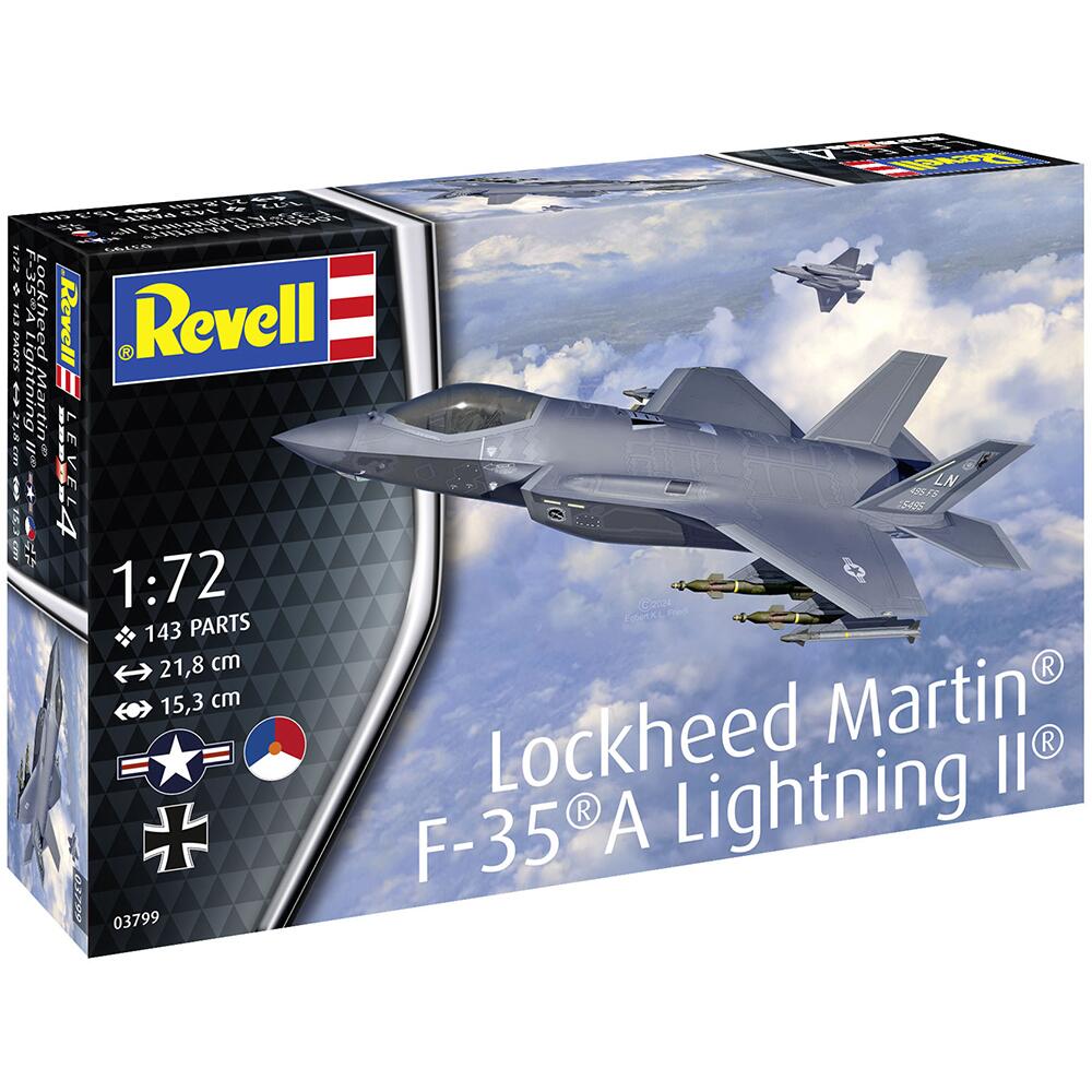 Revell Lockheed Martin F-35A Lightning II Model Kit Scale 1:72
