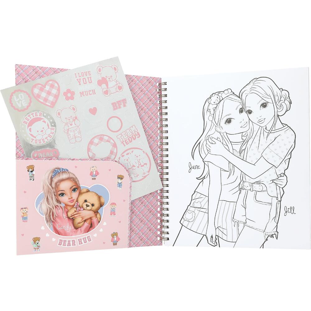 Depesche TOPModel Candy and Talita Colouring Book Team Teddy