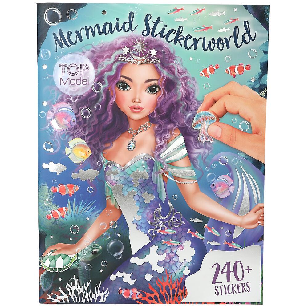 Depesche TOPModel Metallic Stickerworld Mermaid Sticker Book