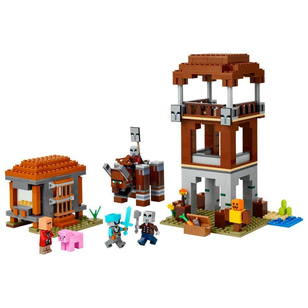 LEGO Minecraft The Pillager Outpost and Ravager