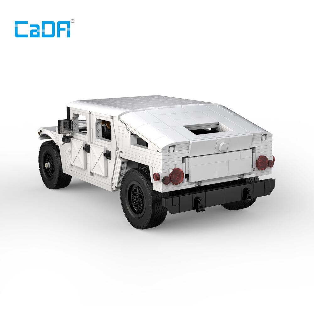 CaDA Cars Humvee Off-Road Truck Construction Toy Scale 1:12