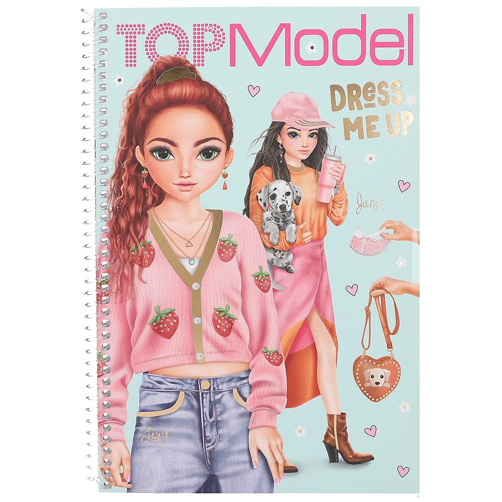 Depesche TOPModel Dress Me Up Big Stickerbook Lexy & Janet