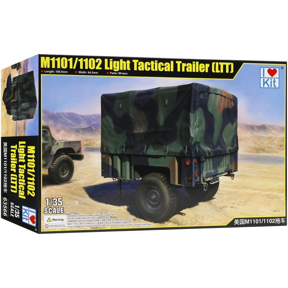 I Love Kit M1101/1102 Light Tactical Trailer (LTT) Militry Model Kit ...