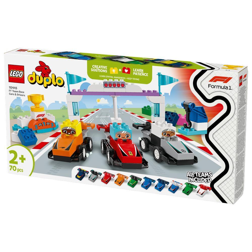LEGO DUPLO Town F1 Team Race Cars & Drivers Set 10445