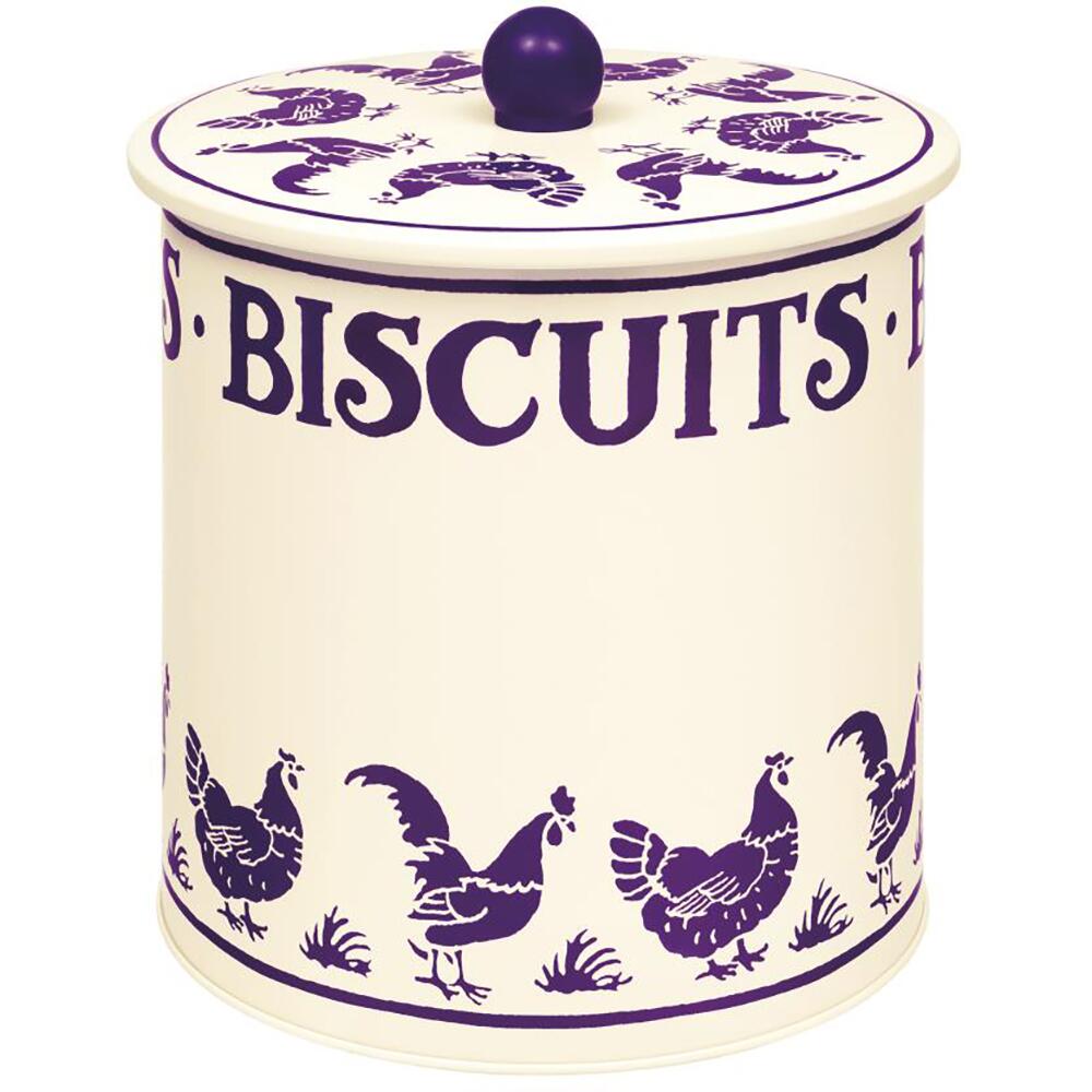 Emma Bridgewater Blue Hens Biscuit Barrel