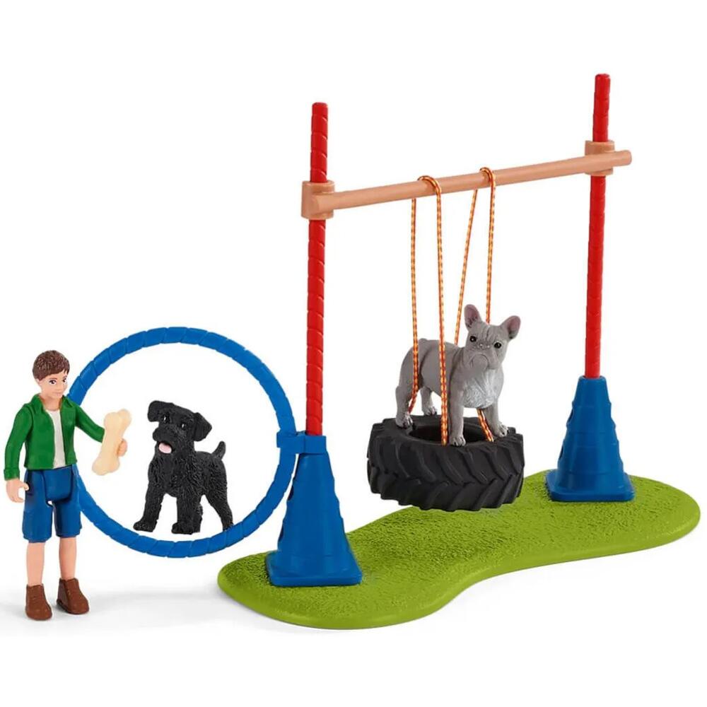 Schleich Farm World Puppy Agility Training Set