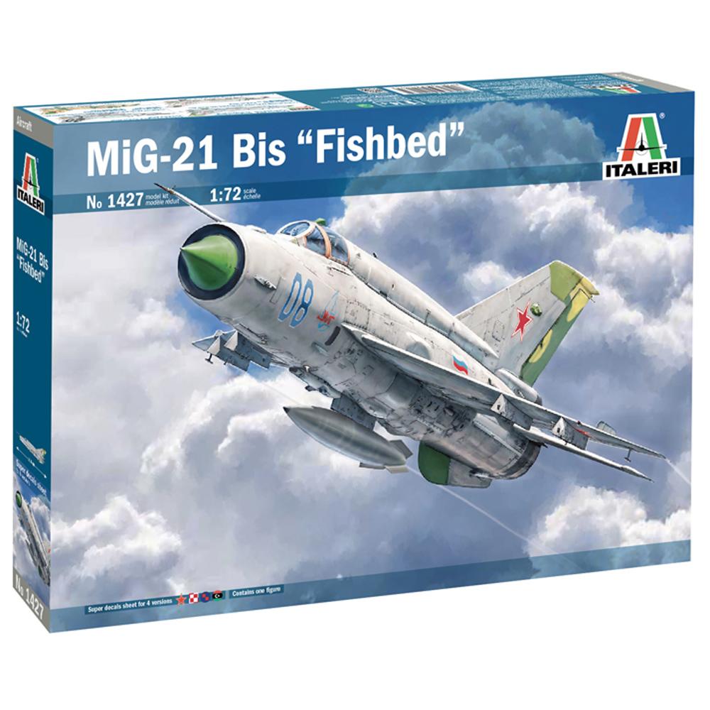 Italeri MiG-21 Bis Fishbed Aircraft Model Kit Scale 172