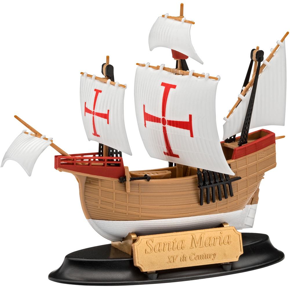 Revell Easy-Click System Santa Maria Ship Model Kit (Scale 1:350)