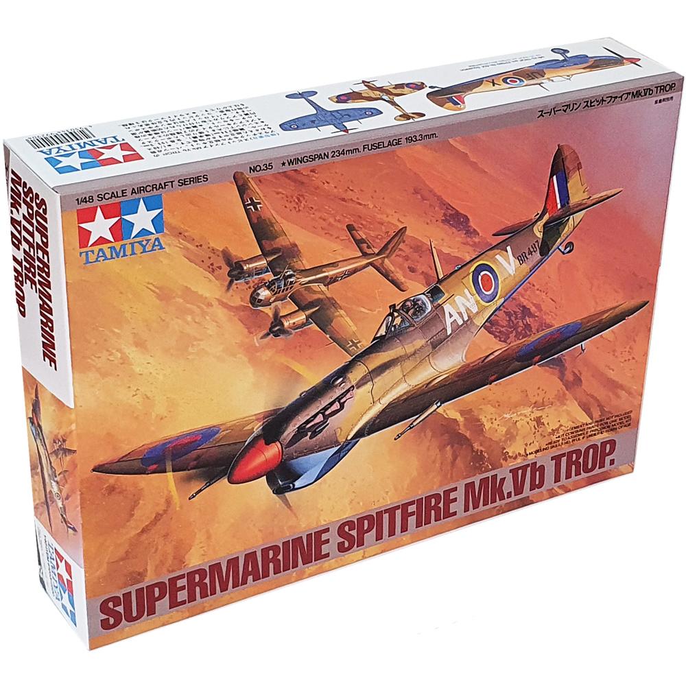 Tamiya Supermarine Spitfire Mk.Vb Trop Model Set (Scale 1:48)