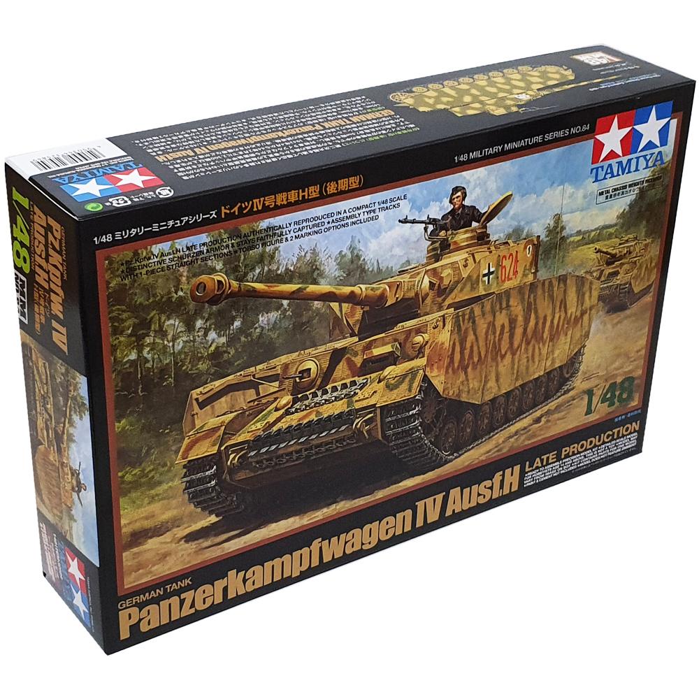 Tamiya Panzerkampfwagen IV Ausf.H Late Production German WWII Tank ...