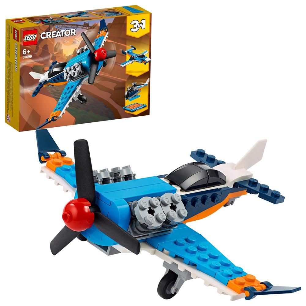 LEGO Creator 3-in-1 Propeller Plane Building Set
