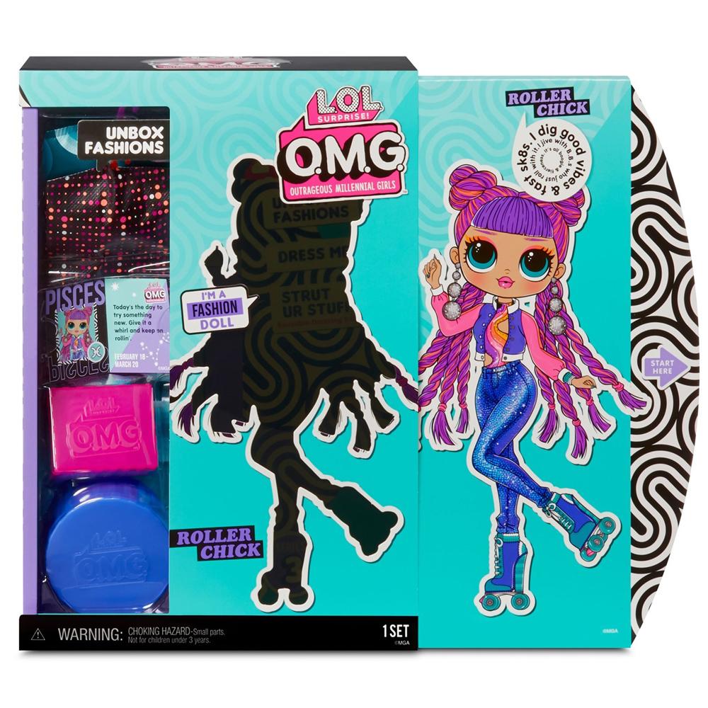 L.O.L Surprise O.M.G ROLLER CHICK Fashion Doll with 20 Surprises (Series 3)