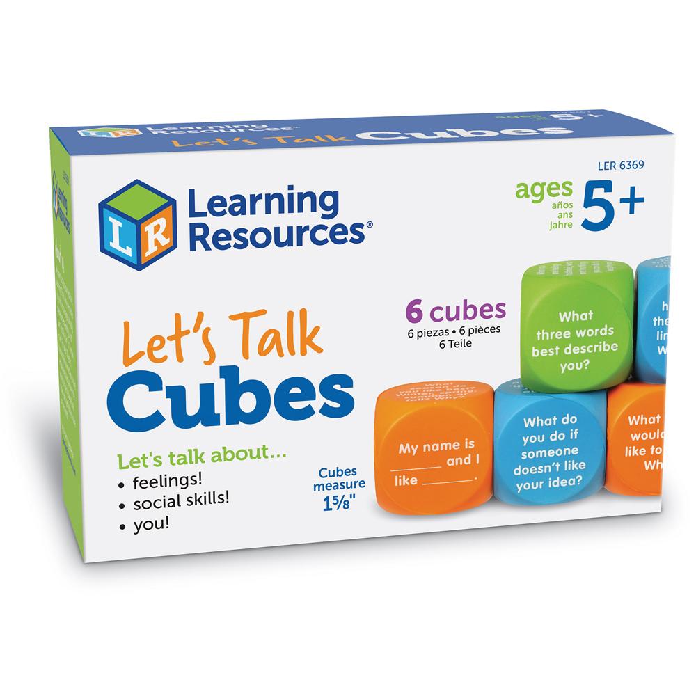 Learning Resources Let's Talk Cubes Conversation Dice