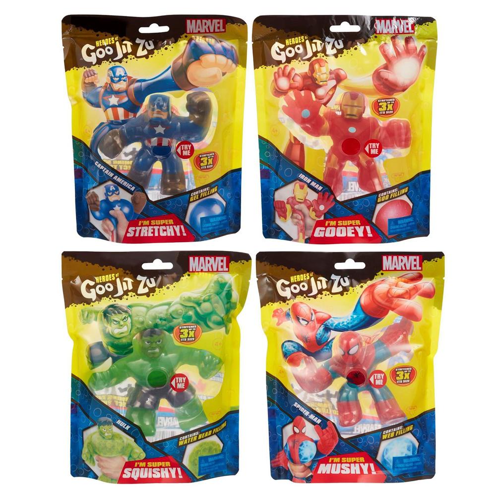 Marvel Heroes of Goo Jit Zu Figure Pack Iron Man with Gooey Filling