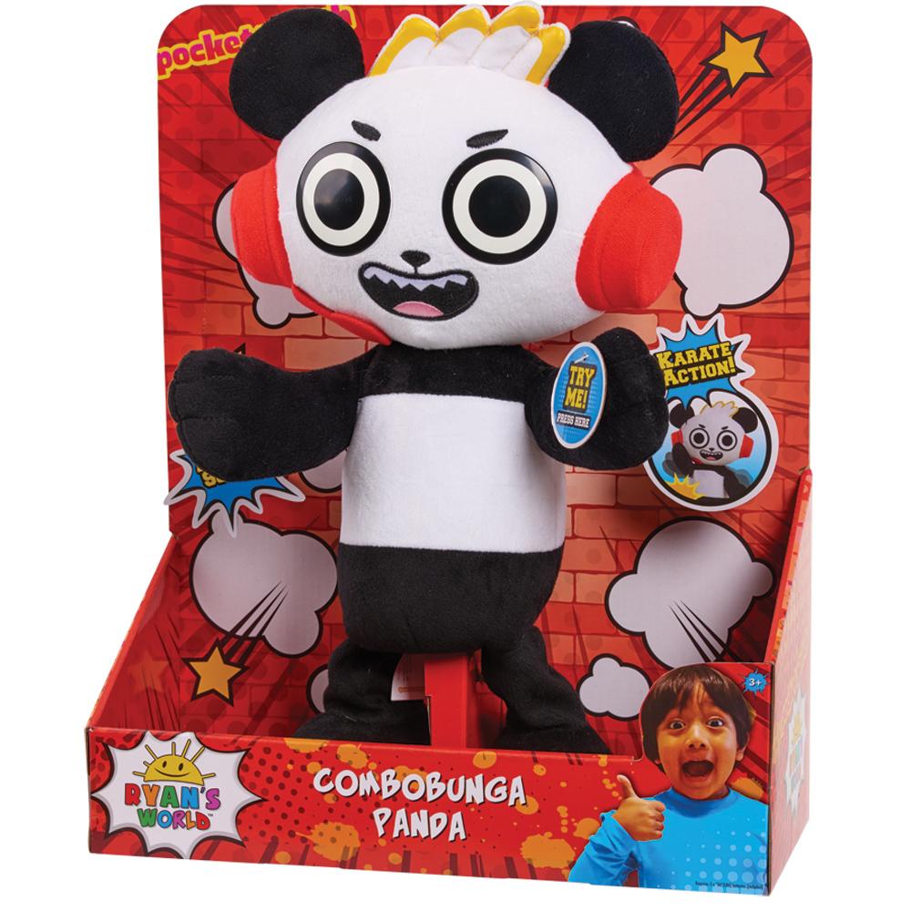 Ryan's World Combobunga Panda Interactive Soft Toy