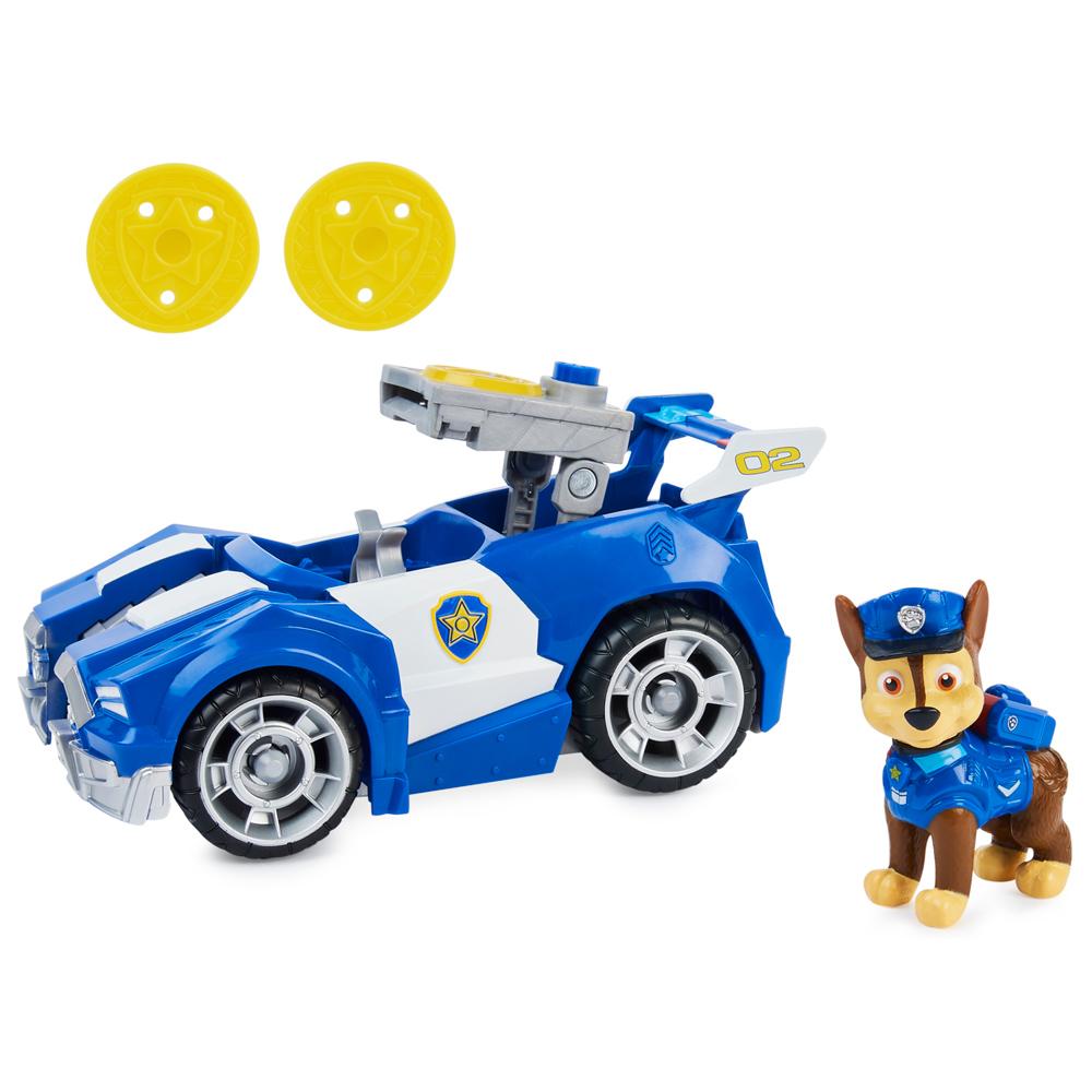 Paw Patrol The Movie Chase Deluxe Figure and Vehicle Set