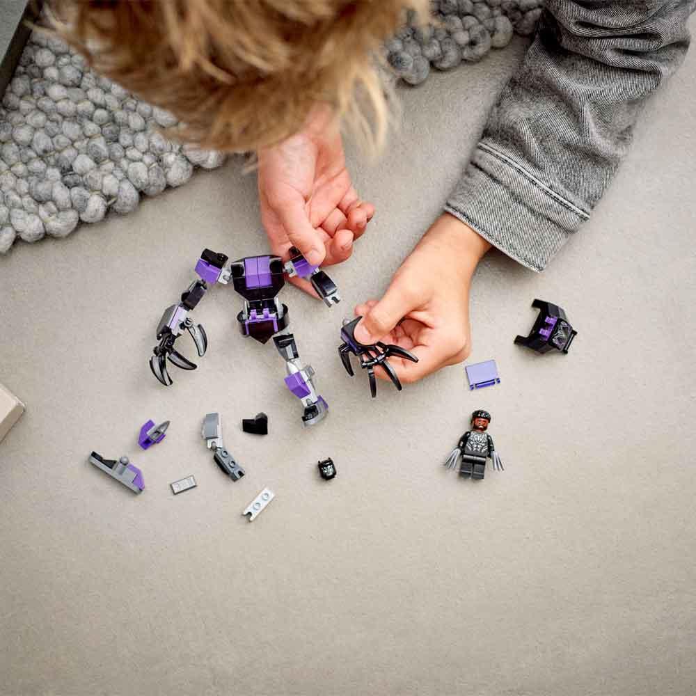 LEGO Marvel Avengers Black Panther Mech Armour Building Set