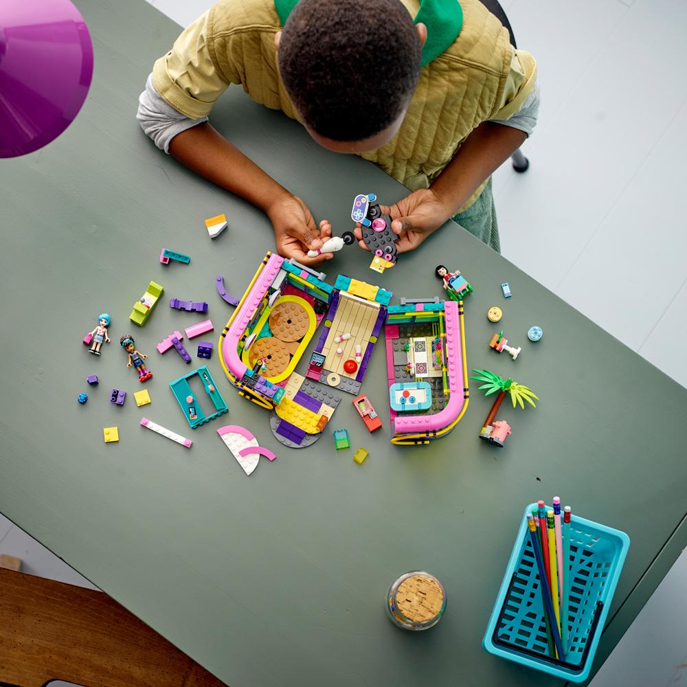 LEGO Friends Roller Disco Arcade Building Set 642 Pieces for Ages 7+